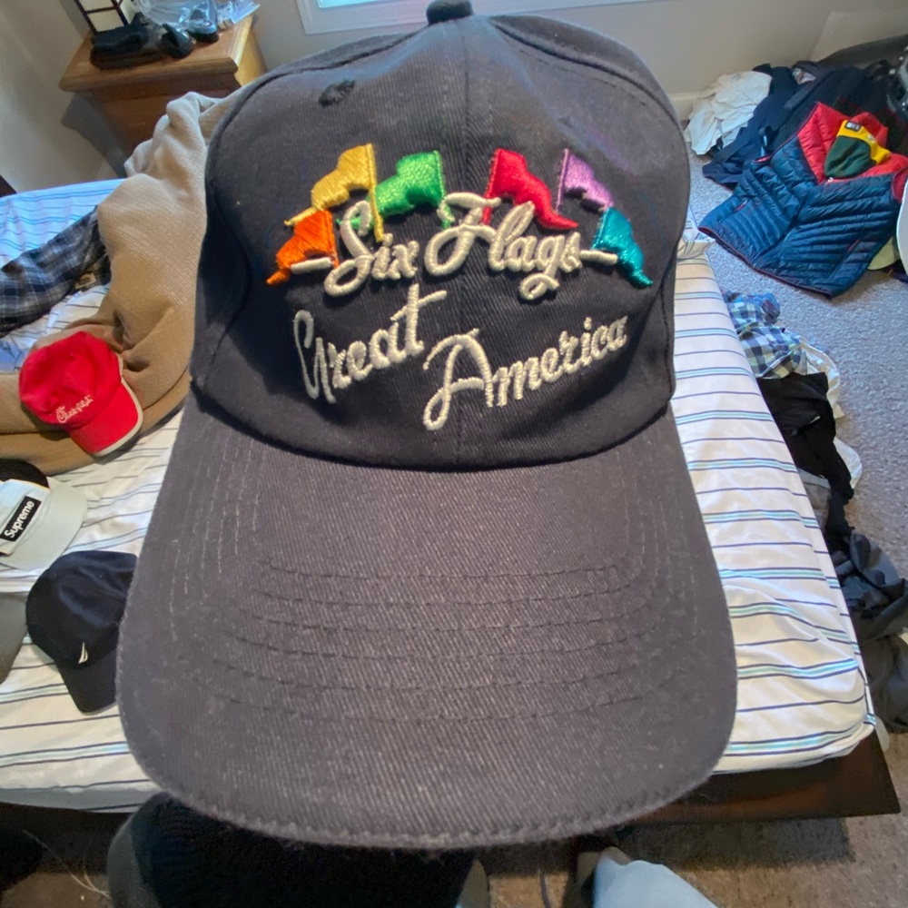 Authentic Retro Six Flags Employee Hat. - Gem